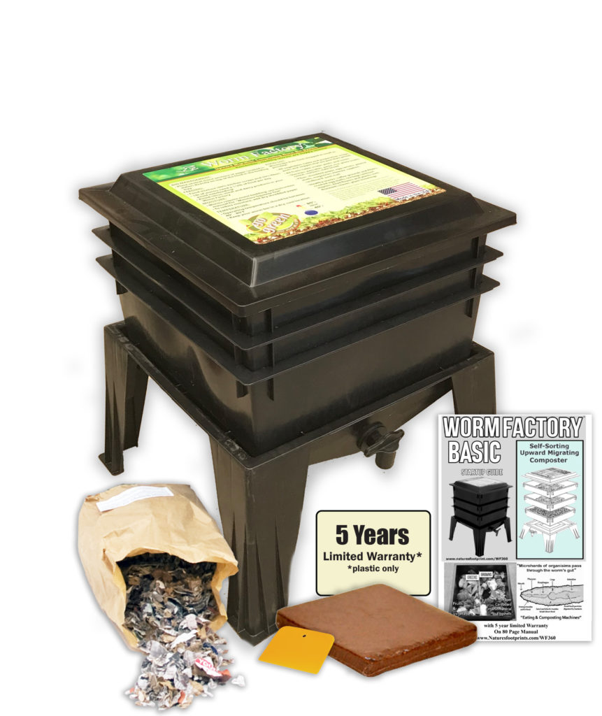 Worm Factory Basic 3 Tray, Black – Worm Composting Headquarters